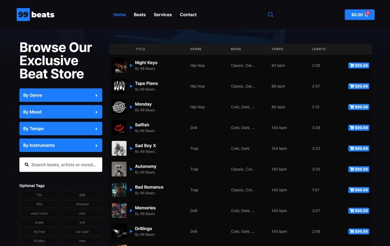 Free Beats | 99 Beats